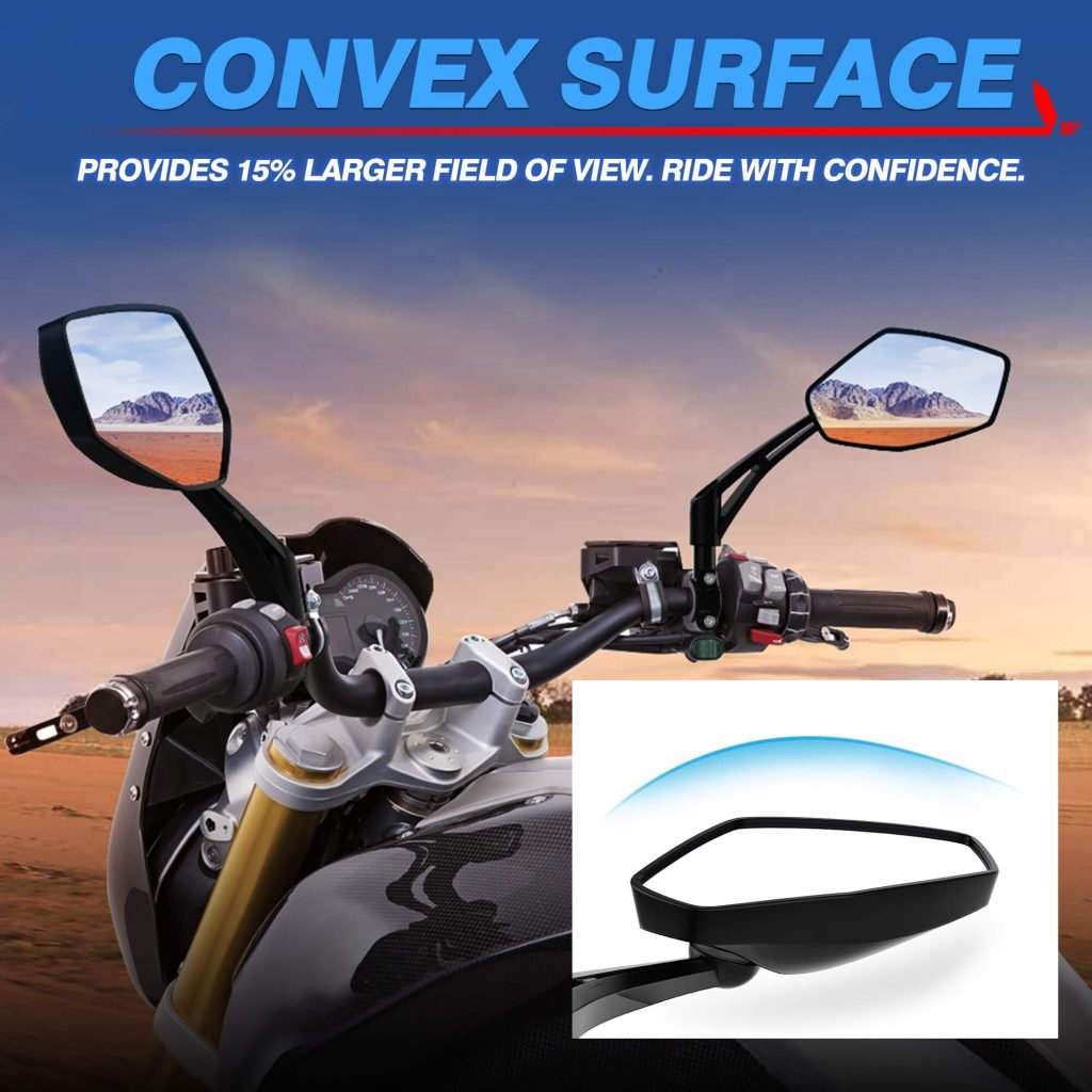 Are Motorcycle Mirrors Convex?: Enhance Your Riding Safety - MirrorTopics
