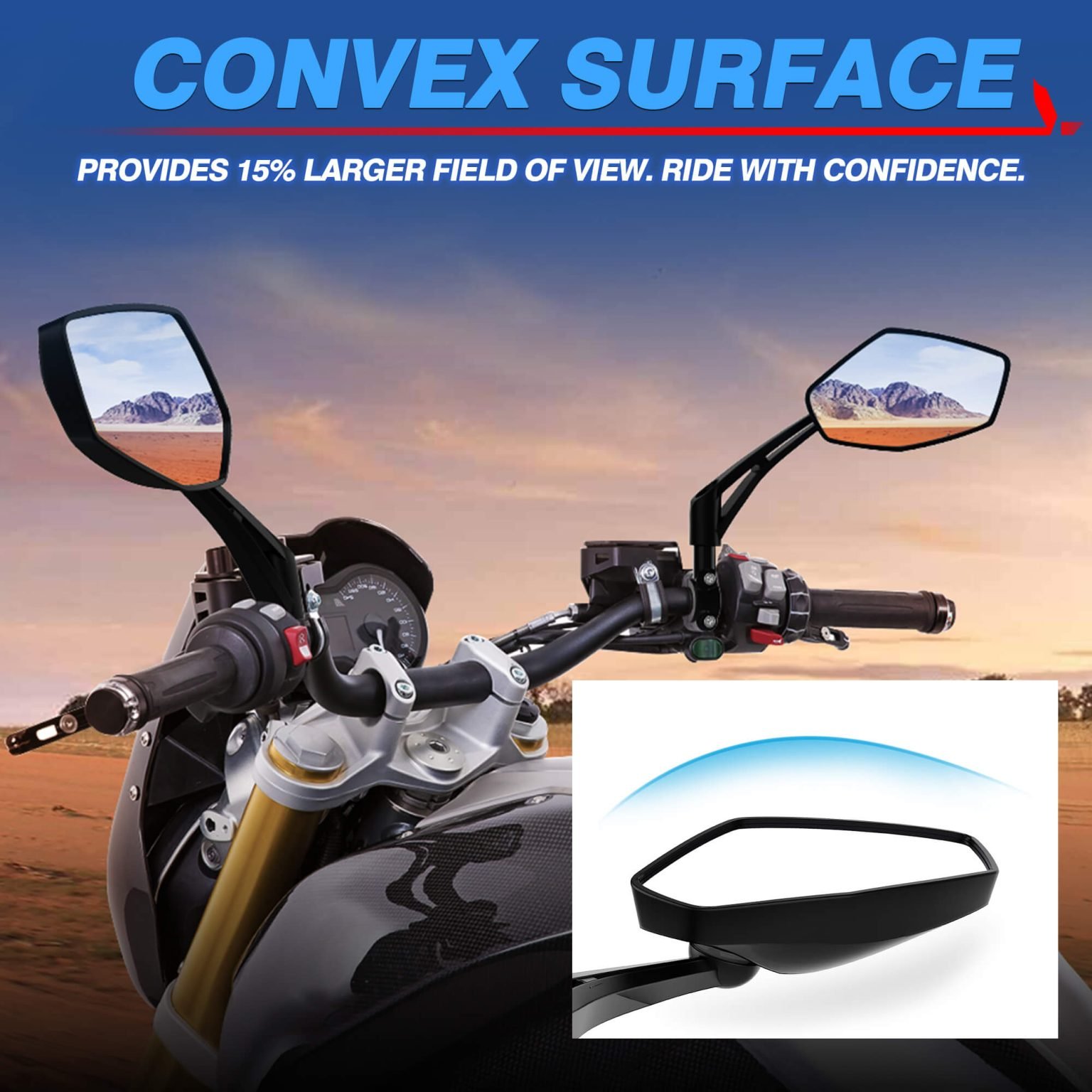 Are Motorcycle Mirrors Convex?: Enhance Your Riding Safety - MirrorTopics