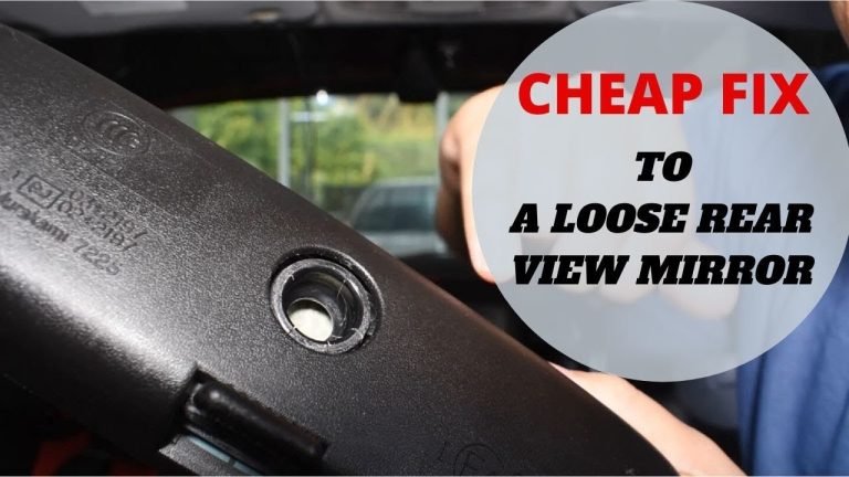 How to Fix Rear View Mirror Ball Joint: Easy DIY Guide - MirrorTopics